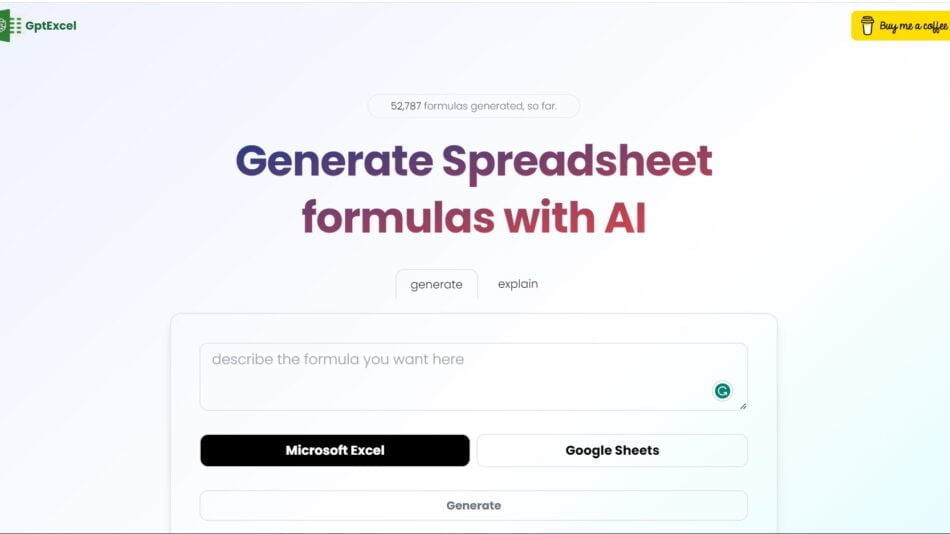ExcelFormulaBot - Google & Excel AI tool to Generate Formulas ExcelFormulaBot - Google & Excel AI tool to Generate Formulas
