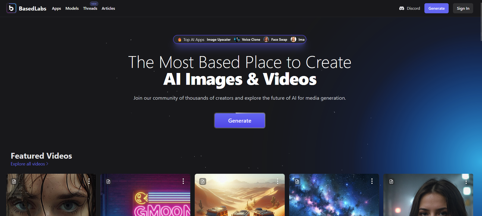 Basd Labes: Advanced AI for Image and Video Creation