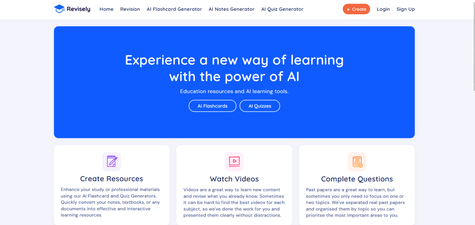 Revisely: AI-Powered Revision Tools for Effective Study