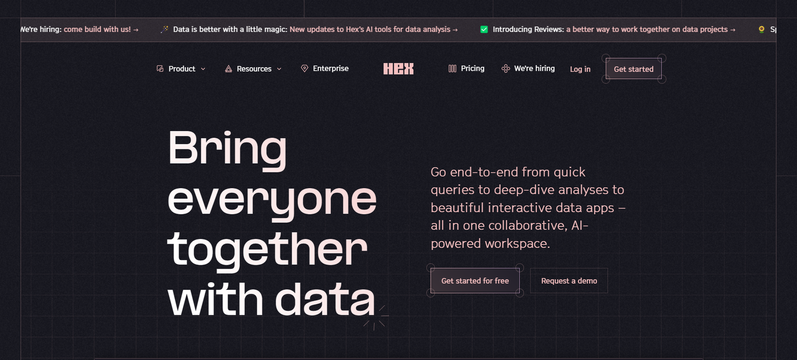 Hex: Collaborative AI-Powered Data Analytics Workspace