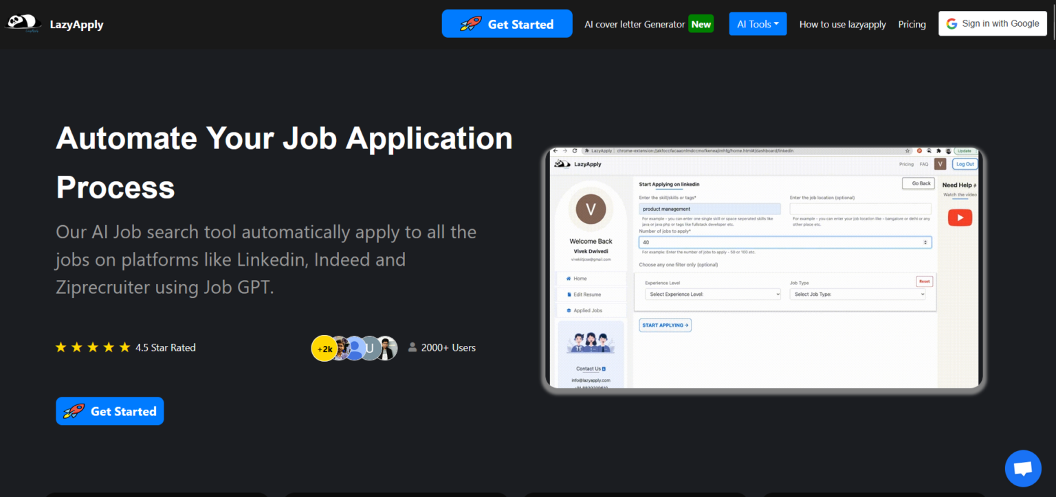 LazyApply: Automate Your Job Applications