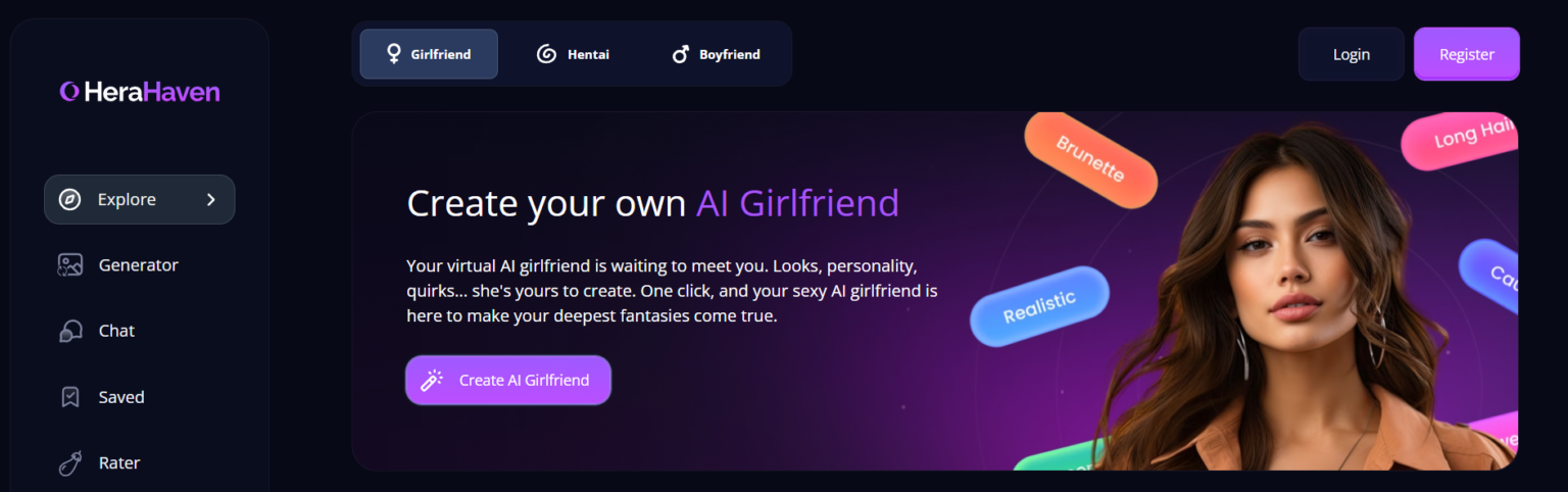 HeraHaven: AI-Driven Virtual Girlfriend Experience