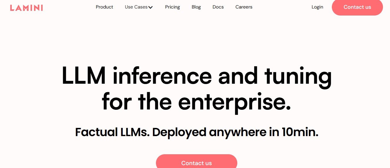 Lamini AI: Enterprise LLM Tuning and Deployment Solution