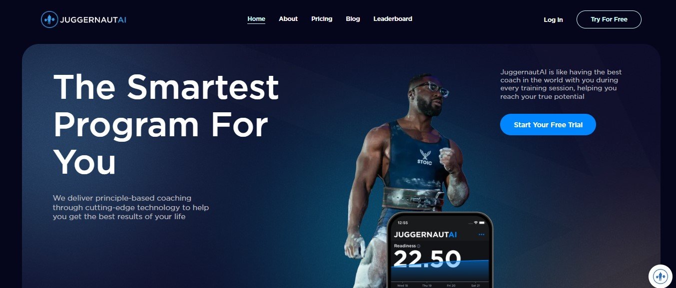 Juggernaut AI – AI-Powered Strength Training & Personalized Workout Plans