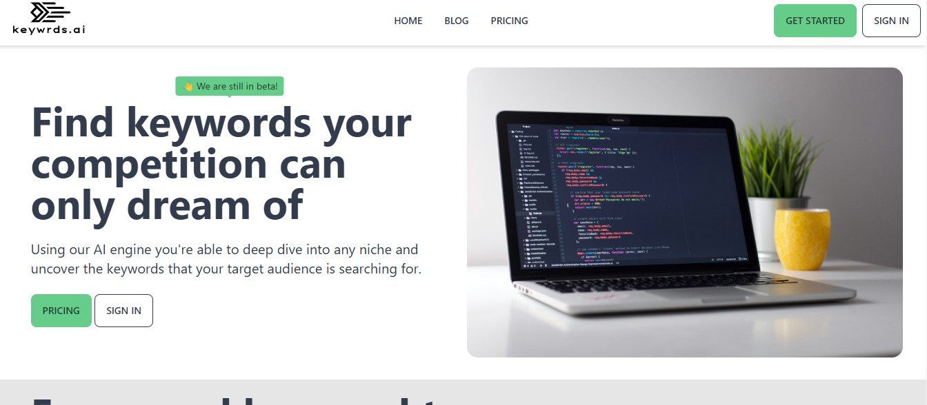 Keywrds.ai – AI-Powered Keyword Research & SEO Content Optimization Tool