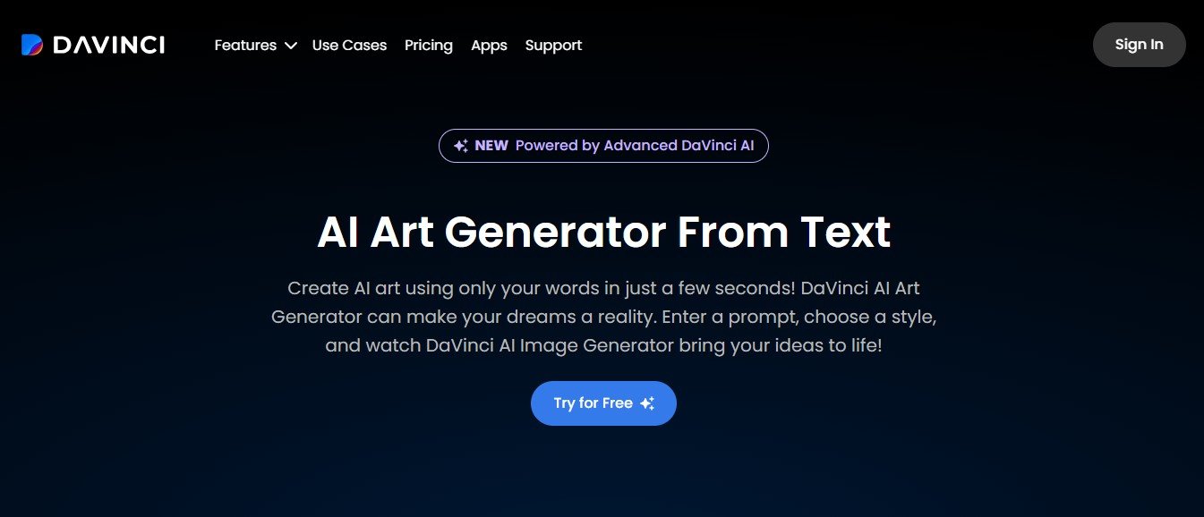DaVinci AI: Transform Creativity with Generative AI Tools