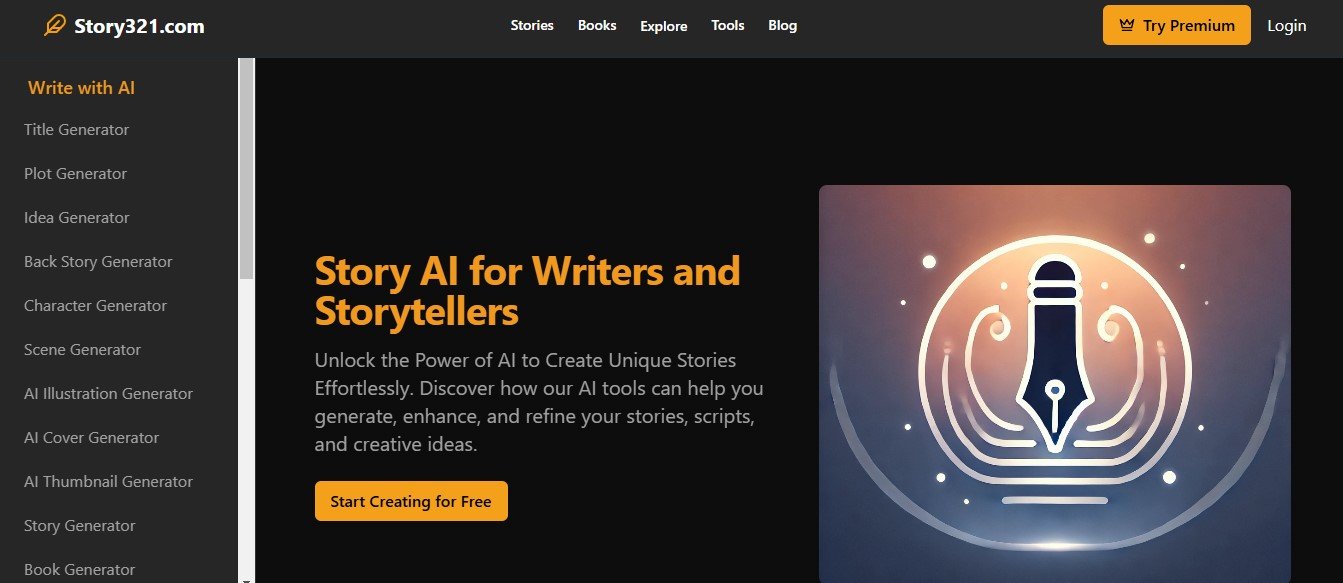 Story321 – AI-Powered Storytelling and Content Creation Platform