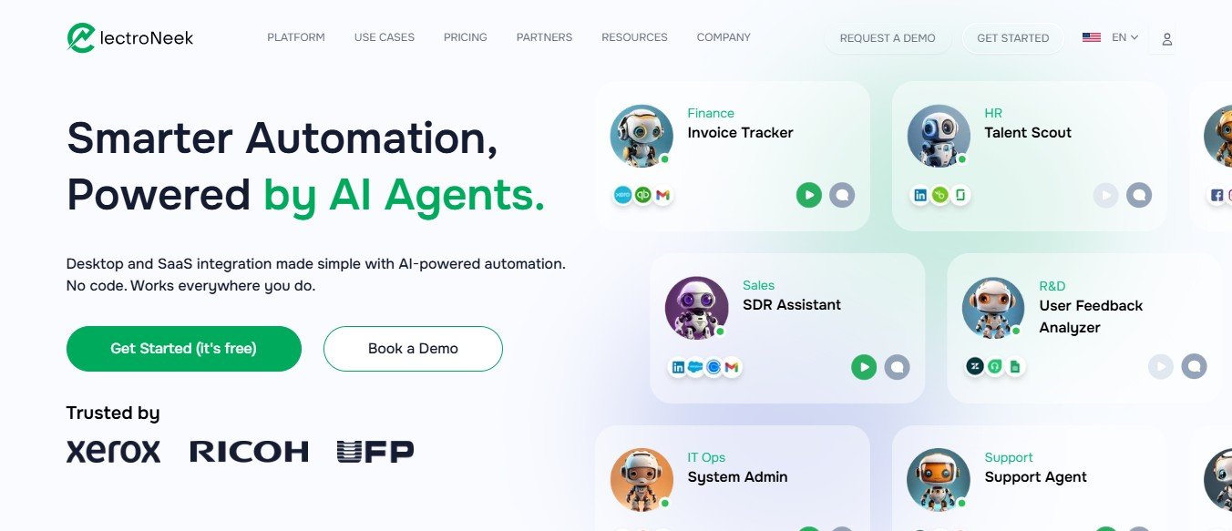 ElectroNeek – AI-Powered Robotic Process Automation (RPA) for Business Efficiency