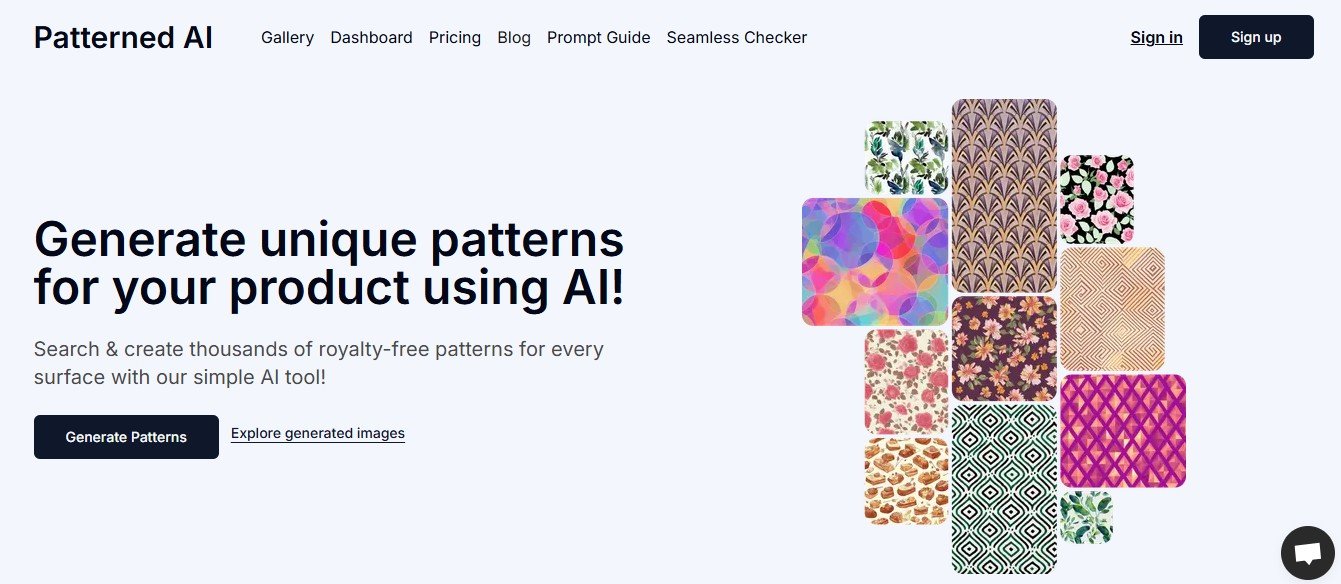 PatternedAI: Generate Unique Patterns with AI