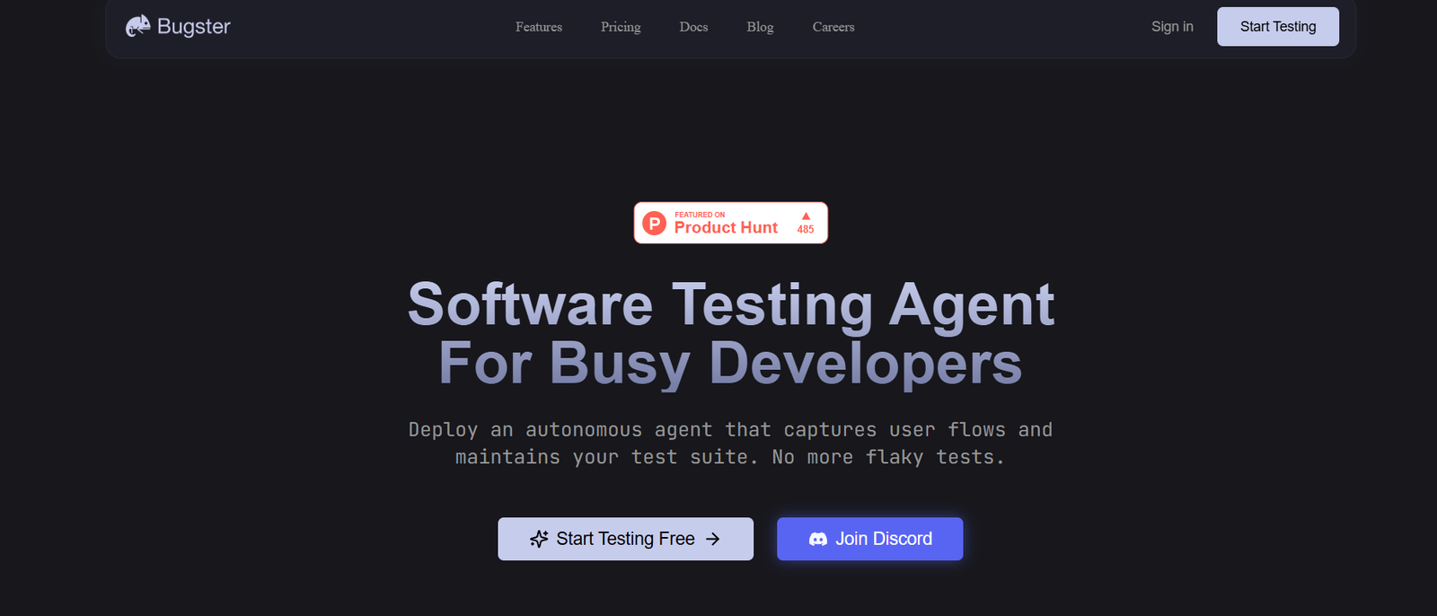 Bugster: AI-Powered Bug Detection for Frontend Developers
