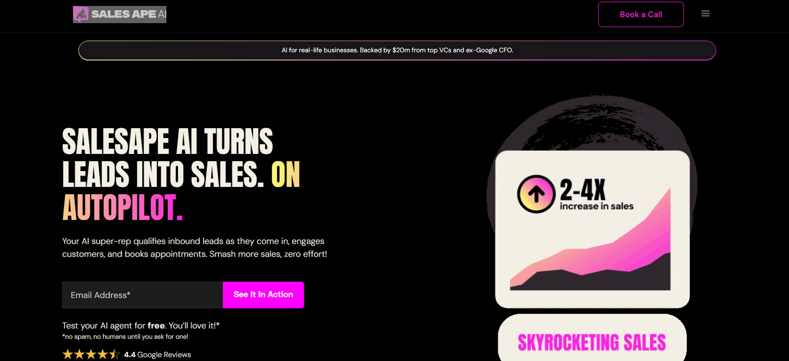 SalesApe.ai: AI-Powered Cold Outreach for B2B Sales Teams