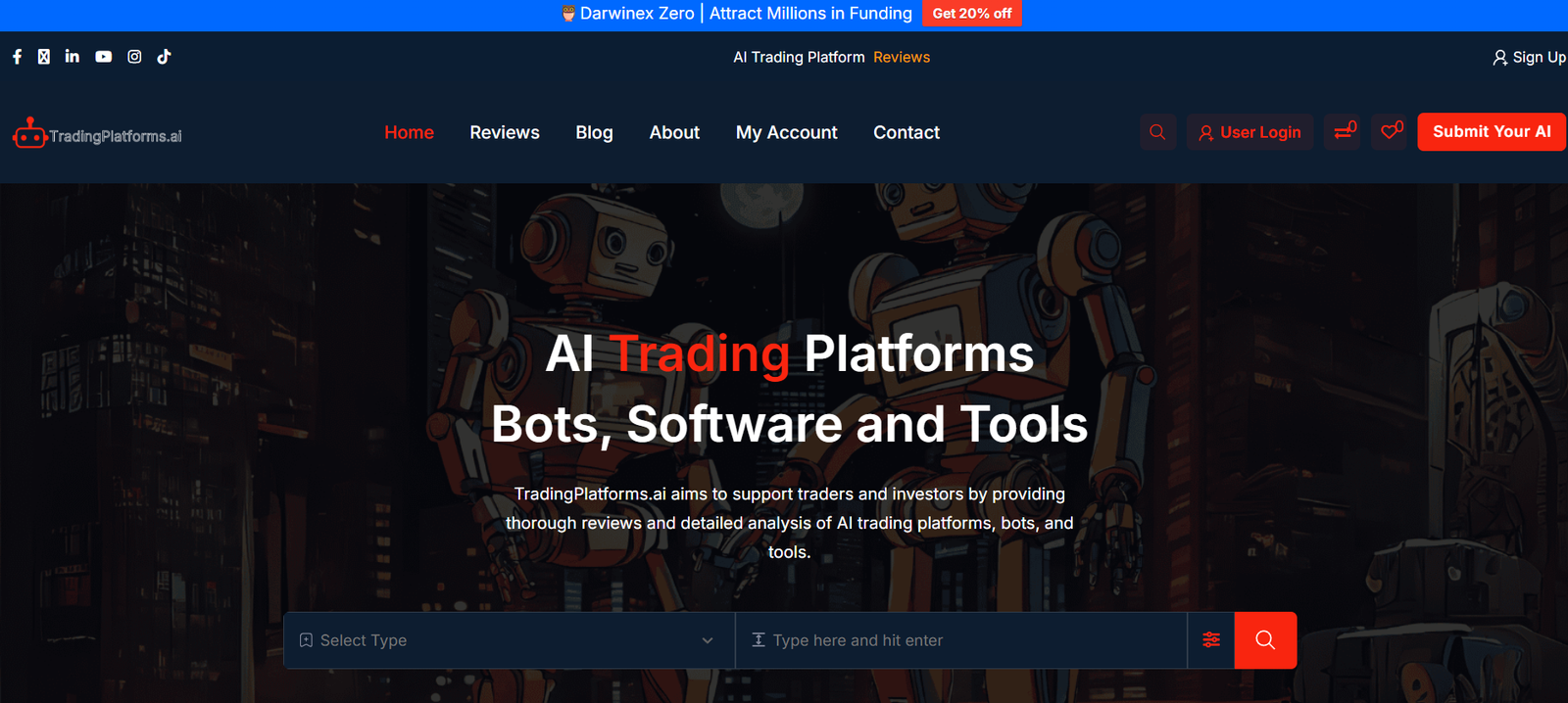 TradingPlatforms.ai: Compare the Best AI-Powered Trading Platforms