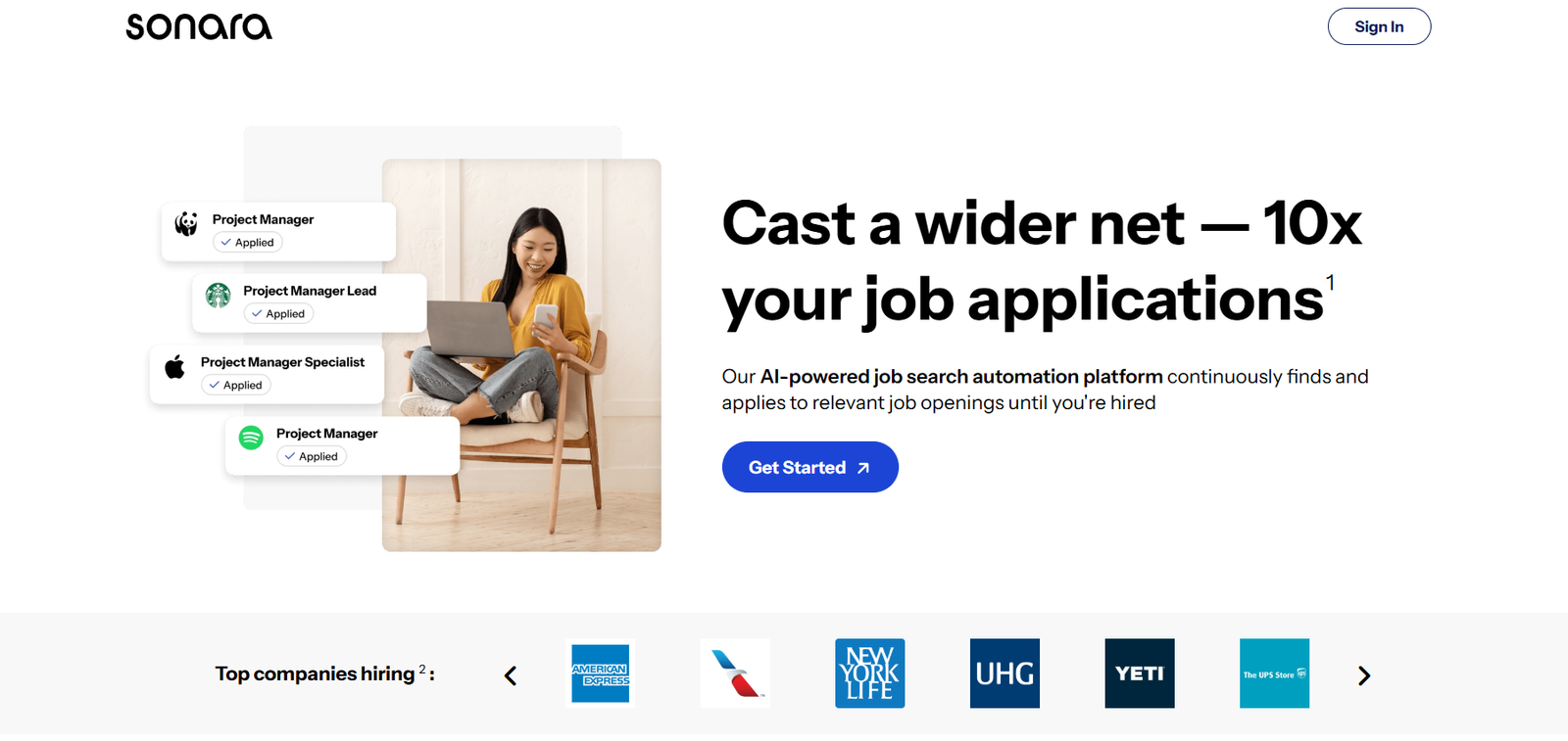 Sonara AI: AI Job Search Assistant That Applies for You