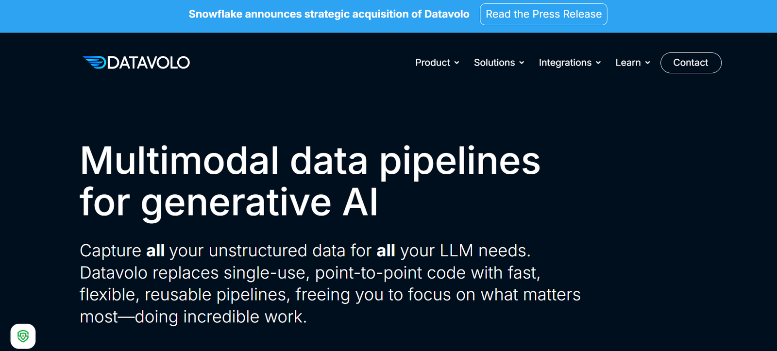 Datavolo: Scalable Data Ingestion & Streaming Built for the Cloud
