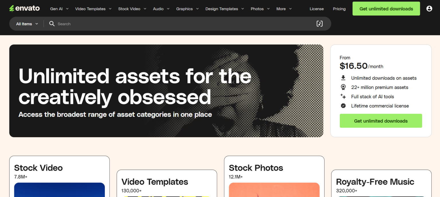 Envato Elements: Unlimited Creative Assets for Designers & Creators