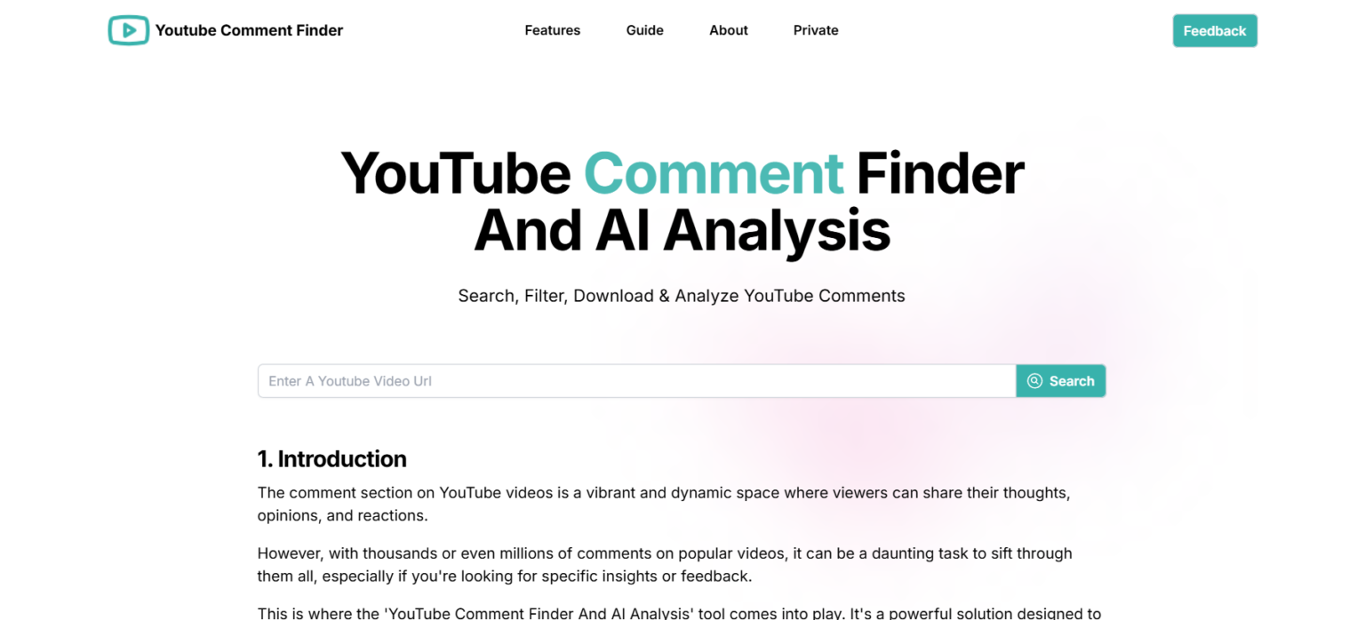 YouTube Comment Finder: Search YouTube Comments with Precision