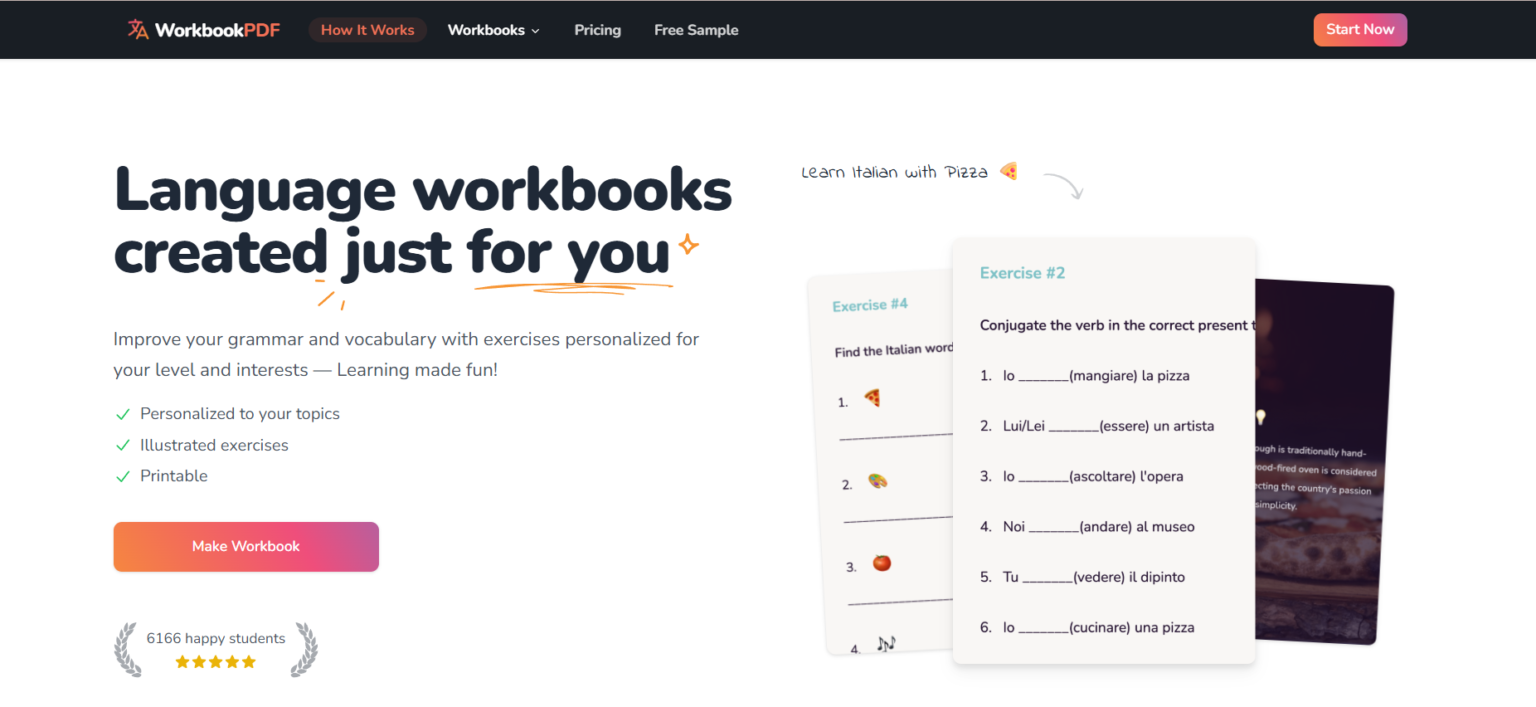 WorkbookPDF: Turn PDFs into Interactive Workbooks with AI
