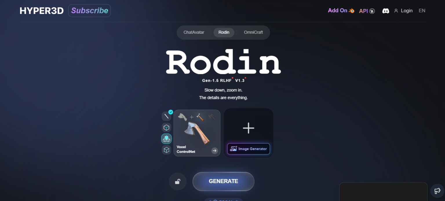 Hyper3D: AI 2D to 3D Model Generator for Realistic Visuals