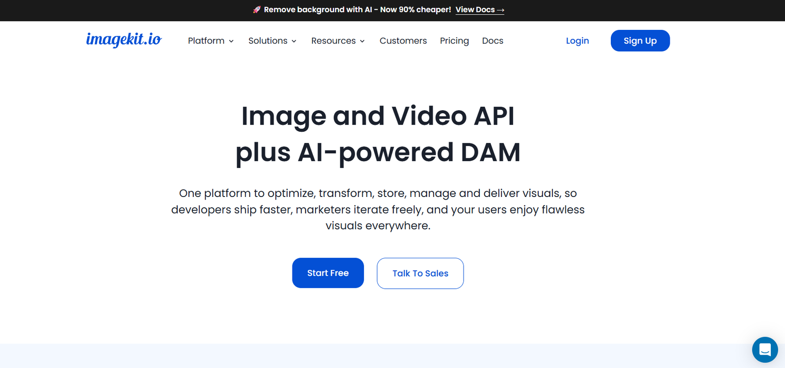 ImageKit: Real-Time Image Optimization and CDN for Developers