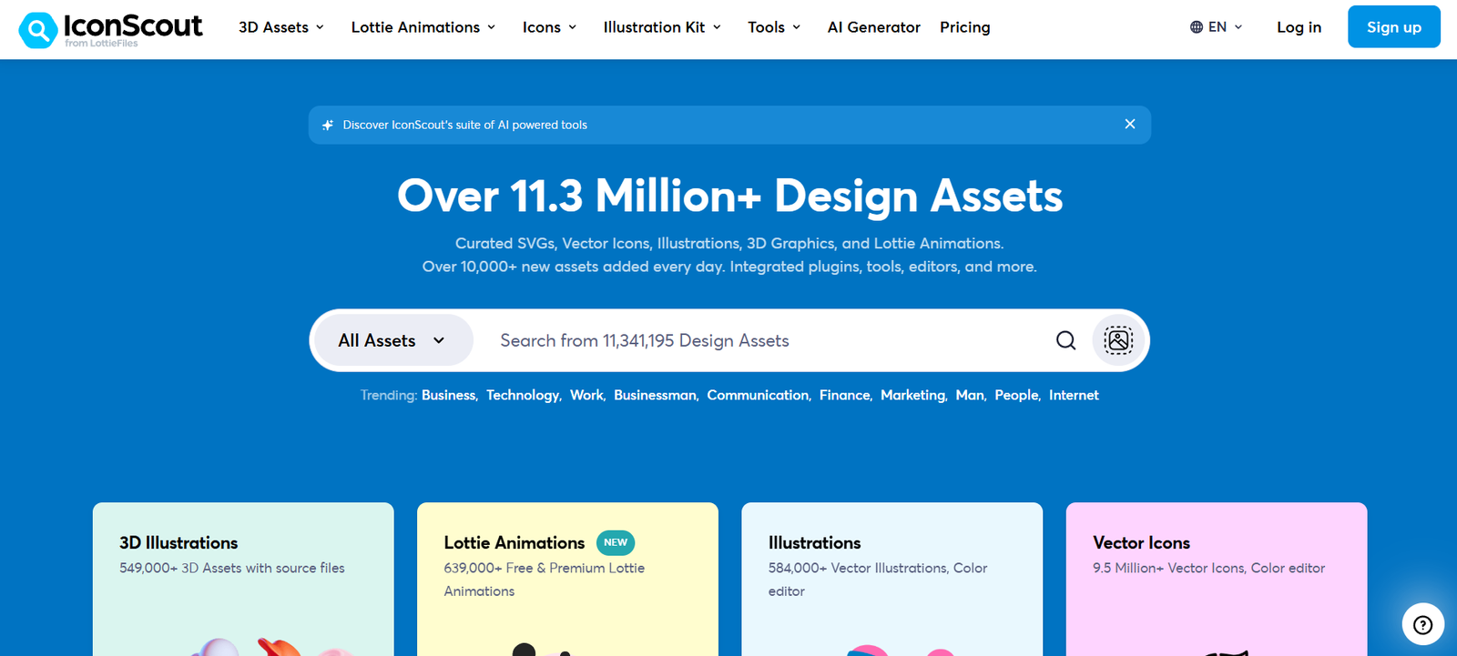 IconScout: Scalable Design Assets for Developers and Designers