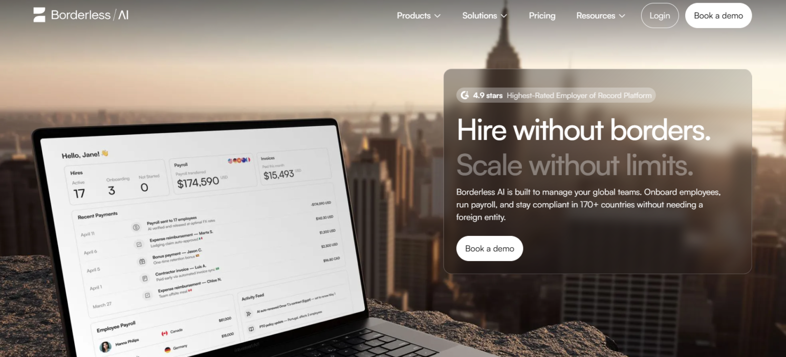Borderless: AI-Powered Hiring Platform for Global Talent