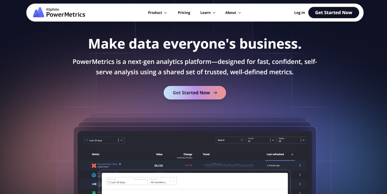 PowerMetrics: Automated Business Dashboards for KPI Tracking