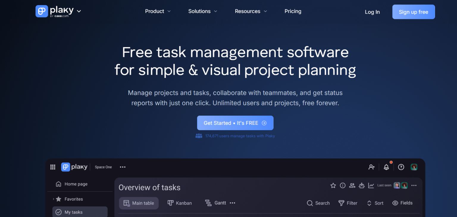 Plaky: Free Project Management Tool for Teams