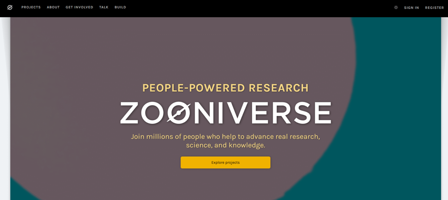 Zooniverse: Citizen Science for Collaborative Research