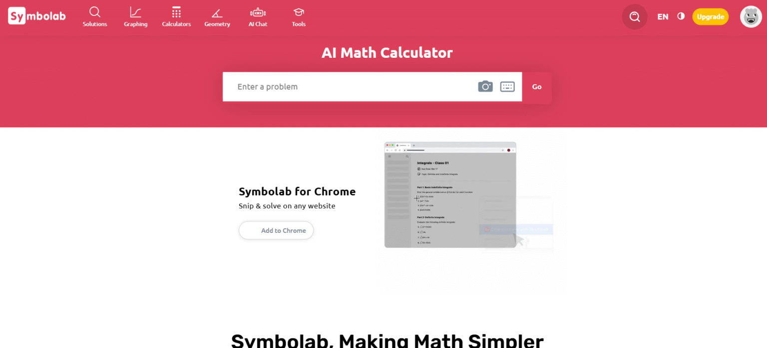 Symbolab: AI Math Solver with Step-by-Step Explanations