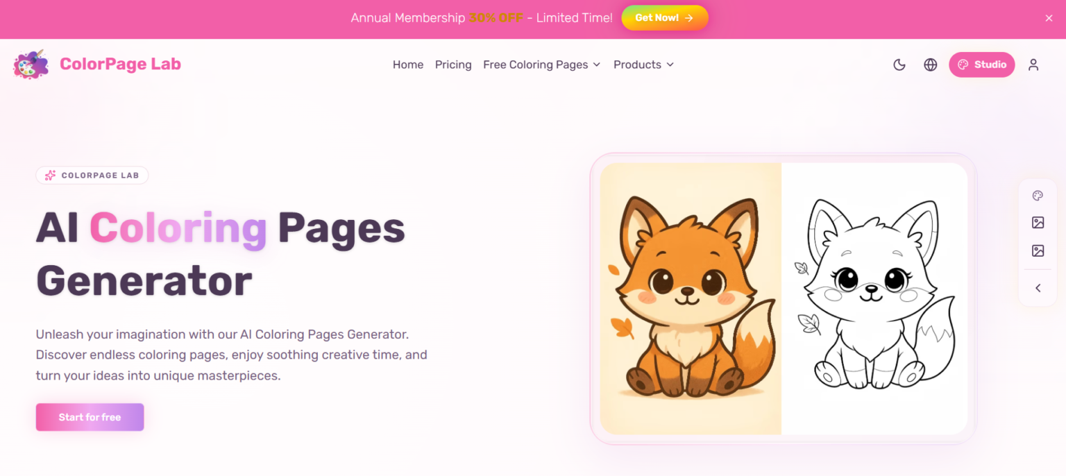 AI Coloring Page – AI Tool for Creating Printable Coloring Pages